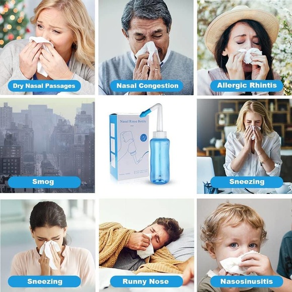 KTS | Bath & Body | Kts Pot Nose Cleaner Kit 30ml Sinus Rinse Bottle ...